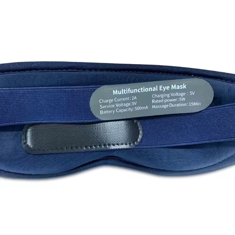 3D Smart Heated Eye Mask Relieve Eye Fatigue Hot Cold Therapy Vibration ...