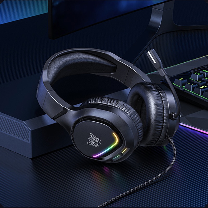ONIKUMA X31 Wired Gaming Headset RGB Lighting 50mm Immersive Sound 360 ...